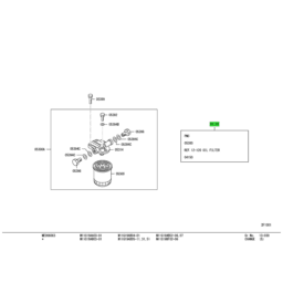 Mitsubishi FUSO® Truck Parts | Fuel | Fuel Filter And Hose