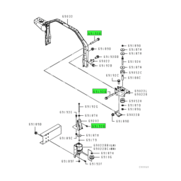 Mitsubishi FUSO® Truck Parts | Cab and Body | Rear Cab Mounting