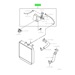 Mitsubishi FUSO® Truck Parts | Cooling | Radiator Hose And Condenser Tank