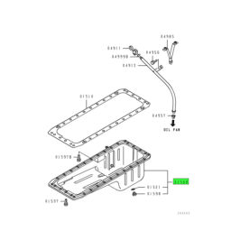 Mitsubishi FUSO® Truck Parts | Engine | Oil Pan Filler And Gauge