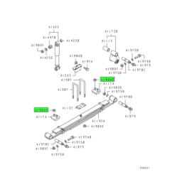 Mitsubishi FUSO® Truck Parts | Rear Suspension | Rear Suspension