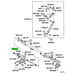 Mitsubishi FUSO® Truck Parts | Cab and Body | Front Cab Mounting