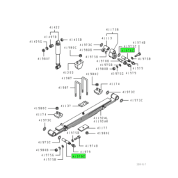 Mitsubishi FUSO® Truck Parts | Rear Suspension | Rear Suspension