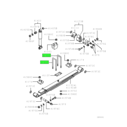 Mitsubishi FUSO® Truck Parts | Rear Suspension | Rear Suspension