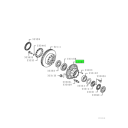 Mitsubishi FUSO® Truck Parts | Axle | Rear Axle Hub And Drum | Source ...