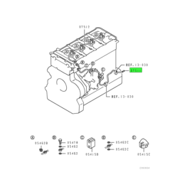 Mitsubishi FUSO® Truck Parts | Fuel | Fuel Return Hose
