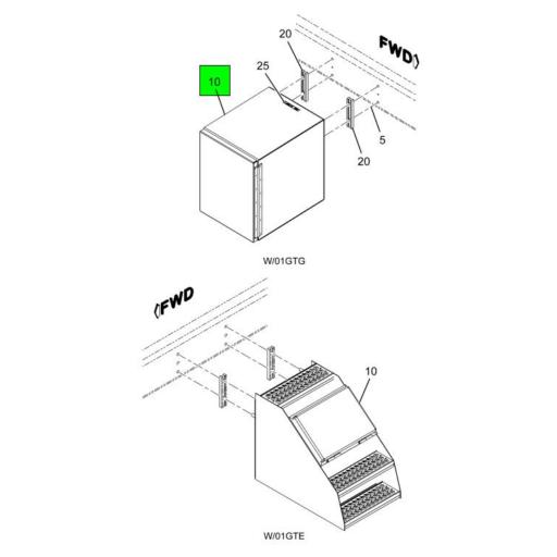 4052163C91 Navistar International | Box Tool Frame Mounting Assembly ...