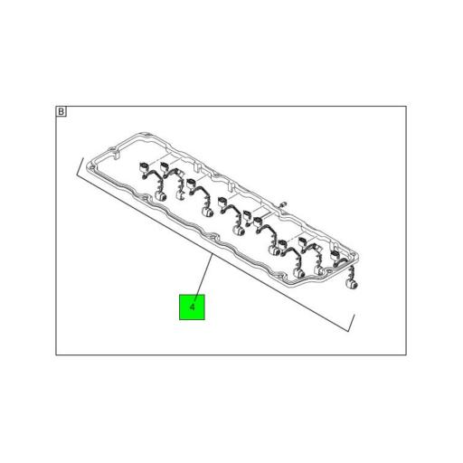 1842380C96 Navistar International | Valve Cover Gasket Assembly UVC ...