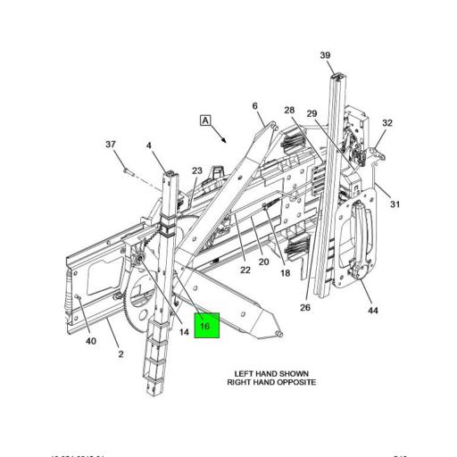 2601885C1 Navistar International | Pivot Stud Twist-Lock Left-Hand Door ...