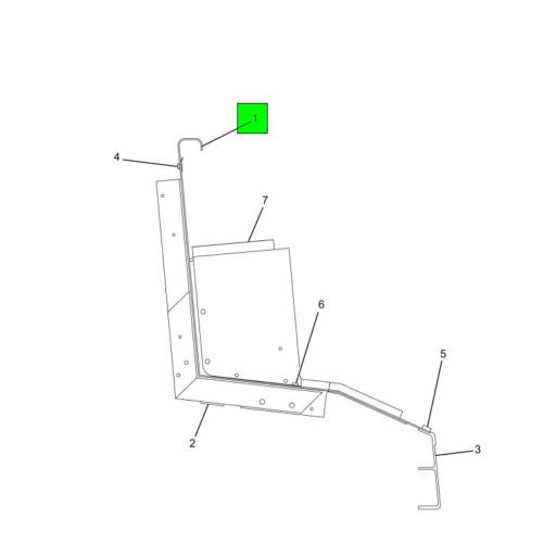 3525647C1 Navistar International | Fuse Panel Mounting Bracket | Source ...