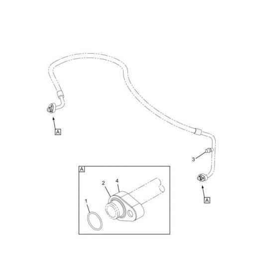 3565483C91 Navistar International | Hose Air Conditioning Compressor to ...