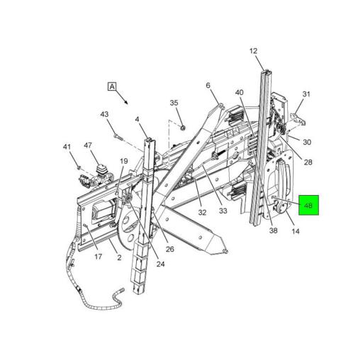 2597079C1 Navistar International | Foam Pad Outside Handle Y - 50 Pack ...