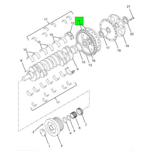 1821919C91 Navistar International | Flywheel Assembly | Source One ...