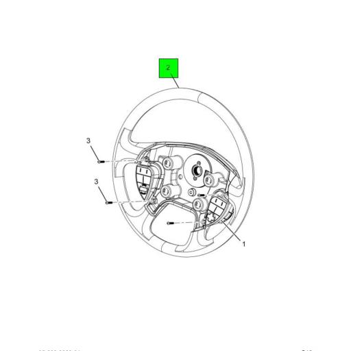 3770134C3 Navistar International | Steering Wheel 18-Inch 2-Pod Leather ...