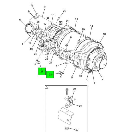 3625734C1 Navistar International | Cushioned Hose Clamp 8 mm | Source ...