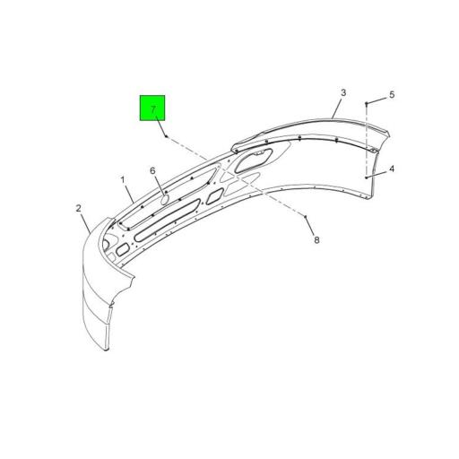 6090983C1 Navistar International | Push-In Fastener Tuflok - 10 Pack ...