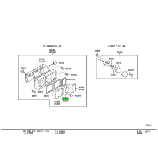 MC855626 Mitsubishi FUSO | Stop Lamp Lens | Source One Parts Center