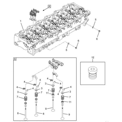 2515592C92 Navistar International | N13-745 Service Head Assembly ...