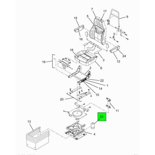 2523478C1 Navistar International | Air Spring Seat Suspension | Source ...