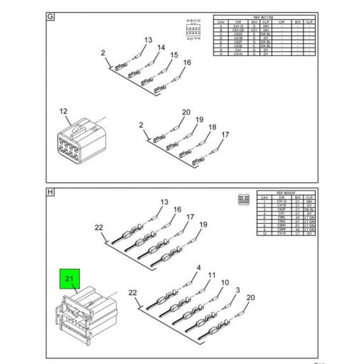 3544687C1 Navistar International | Body Connector 10-Way Male | Source ...