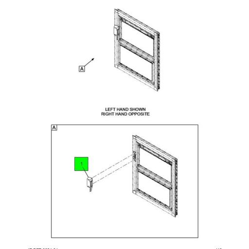 2519477C91 IC Bus | Emergency Handle Kit Left Hand | Source One Parts ...