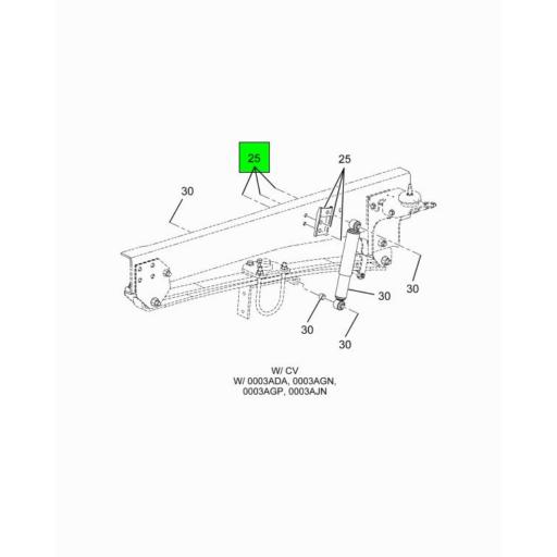 4092030C2 Navistar International | Shock Mount Support Bracket | Source ...