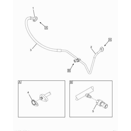 4132568C91 Navistar International | Air Conditioning Hose Compressor to ...