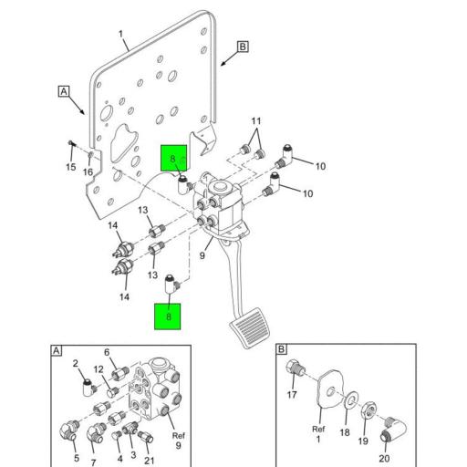 2017510C2 Navistar International | Elbow PTC 90 Degree 1/4 in MPT x 1/4 ...