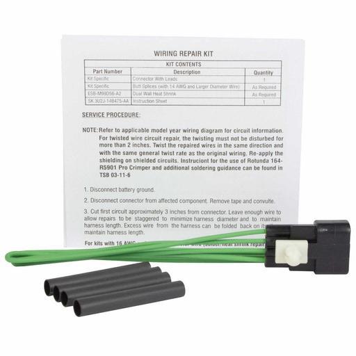 WPT1220 Ford | Windshield Washer Pump Connector Wire | Source One Parts ...