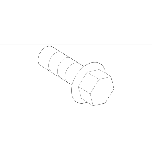 N803882S436 Ford | Screw And Spring Washer Deck Lid Hinge Bolt - M6 X ...