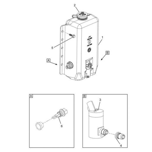 3728179C92 Navistar International | Windshield Washer Tank Assembly ...