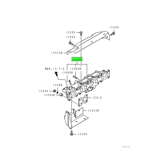 ME226704 Mitsubishi FUSO | Exhaust Manifold | Source One Parts Center