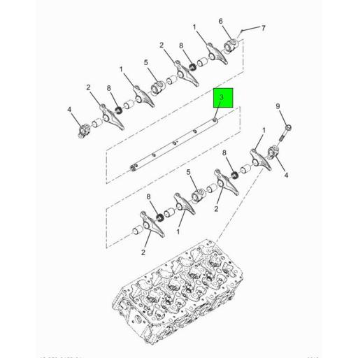 6040516C1 Navistar International | Valve Rocker Arm Shaft | Source One ...