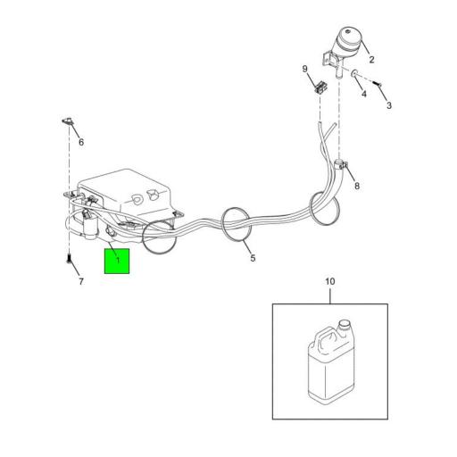 3561152C96 Navistar International | Windshield Washer Bottle Assembly ...