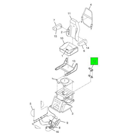 2614927C91 Navistar International | Seat Shock Absorber | Source One ...