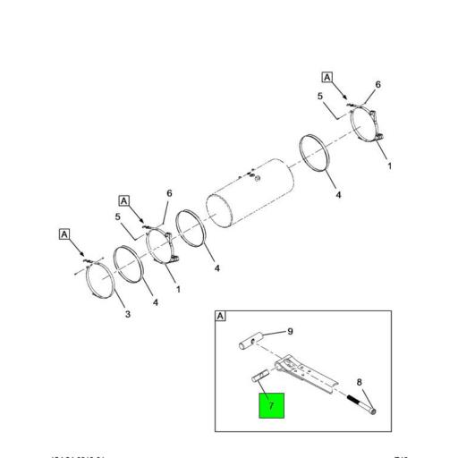 4072967C3 Navistar International | Trunnion Bearing Strap Mounting ...