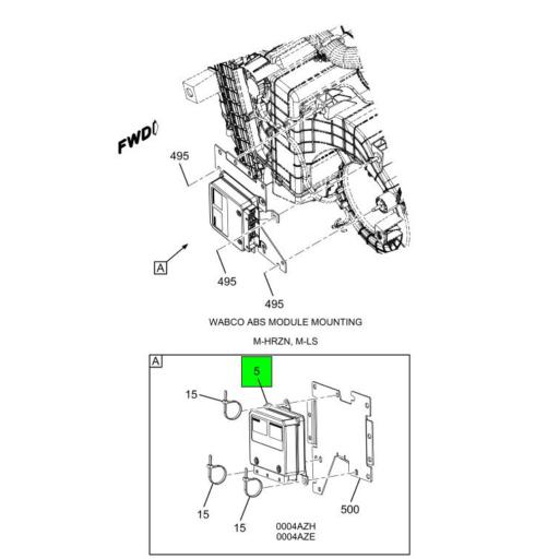 4055076C3 Navistar International | WABCO ABS Anti-Skid Control Computer ...