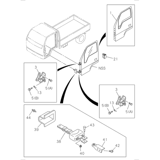 8-97852-403-1 Isuzu | Checker lh Bracket | Source One Parts Center