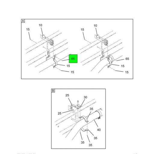 6713160C1 Navistar International | Brake Pedal Return Ring 1/2 in ...