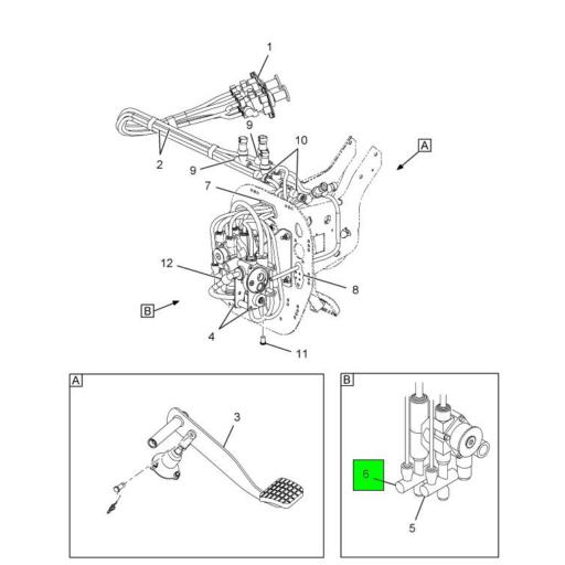 2602149C1 Navistar International | Tee 3/8 in x 3/8 in x 3/8 in Stem | Source One Parts Center