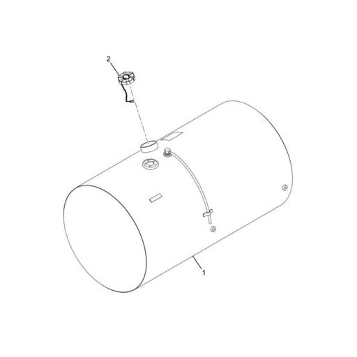 2587788C93 Navistar International | Right Aluminum Fuel Tank Non ...