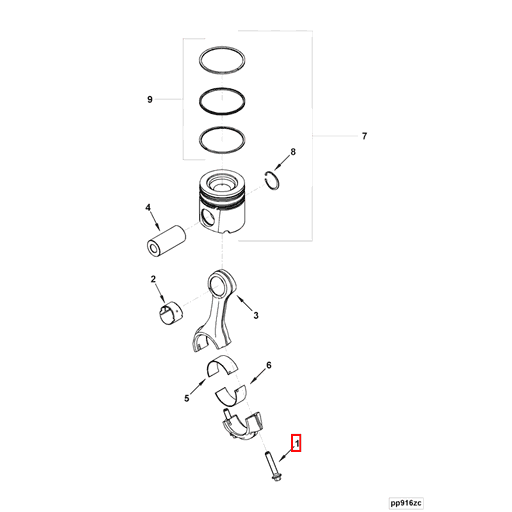 2831297 Cummins | Connecting Rod Cap Screw | Source One Parts Center