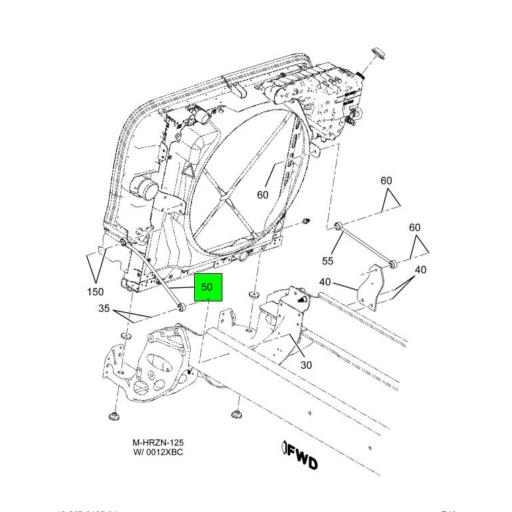 4060417C1 Navistar International | Radiator Support Rod | Source One ...