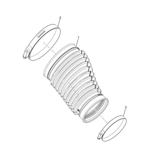 3687723C91 Navistar International | Air Cleaner Assembly Hose | Source ...