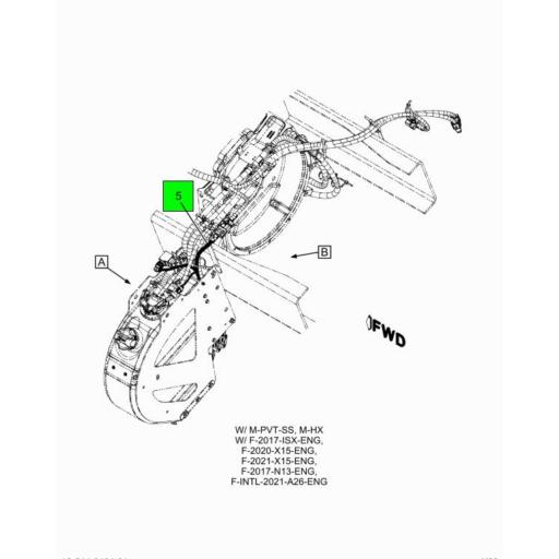 4083598C91 Navistar International | Jumper Harness DEF Tank 2017 UC PVT ...