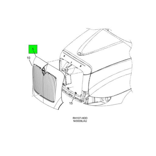 3556409C94 Navistar International | Grille Assembly | Source One Parts ...