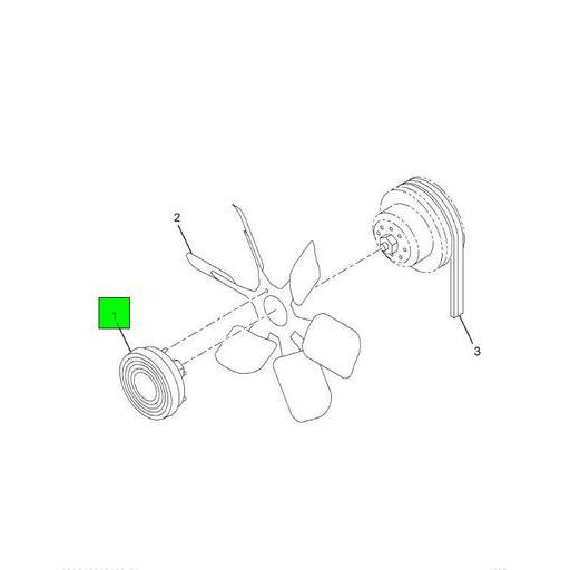 2001023C1 Navistar International | Viscous Drive Fan | Source One Parts ...