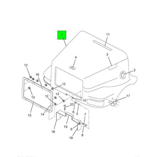 1517002C92 Navistar International | Hood Assembly SBA | Source One ...