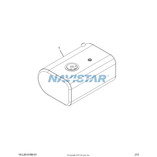 4021716C92 Navistar International | Fuel Tank RSM 70G 19 in D-Style ...