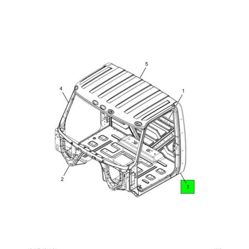 4069566C94 Navistar International | Left-Hand Welded Side Body Panel ...